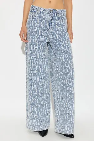 SELF-PORTRAIT Jeans With A Vintage Effect