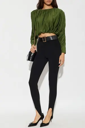 SELF-PORTRAIT Leggings With A Belt