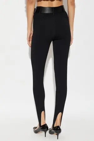 SELF-PORTRAIT Leggings With A Belt
