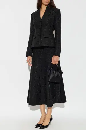 SELF-PORTRAIT Tweed Dress With Lurex Thread