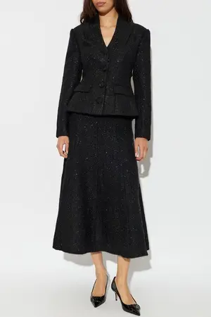 SELF-PORTRAIT Tweed Dress With Lurex Thread