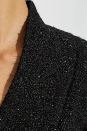 SELF-PORTRAIT Tweed Dress With Lurex Thread