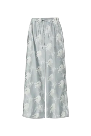 Stella McCartney Silk Wide-leg Trousers