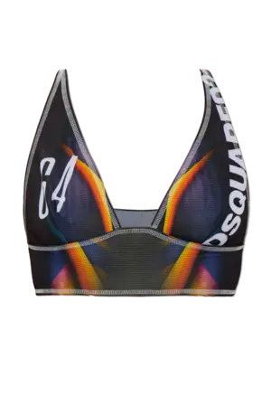 Dsquared2 Printed Bra - Black