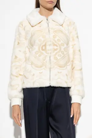 Casablanca Faux Fur With Hood