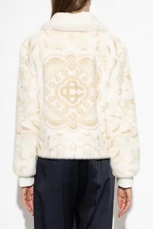 Casablanca Faux Fur With Hood