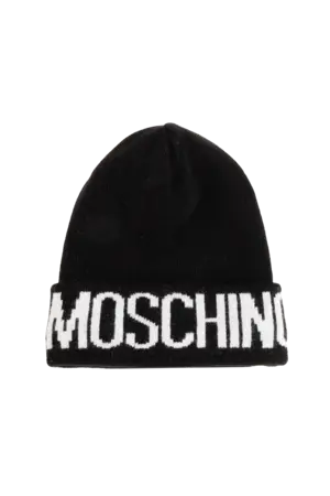 Moschino Cap With Logo - Black