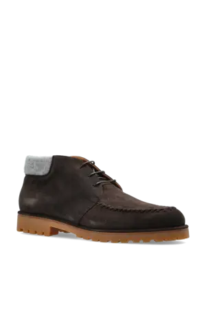 Eleventy Leather Ankle Boots