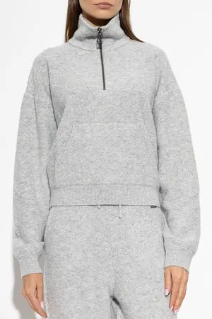 Victoria Beckham Wool Sweater With Pocket