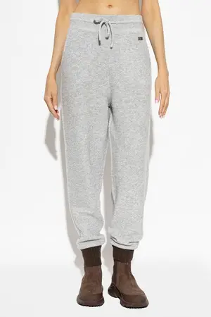 Victoria Beckham Wool Trousers With Cuffs At The Legs