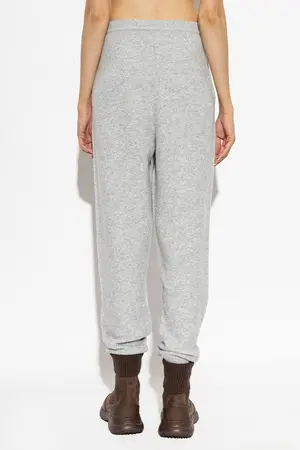 Victoria Beckham Wool Trousers With Cuffs At The Legs