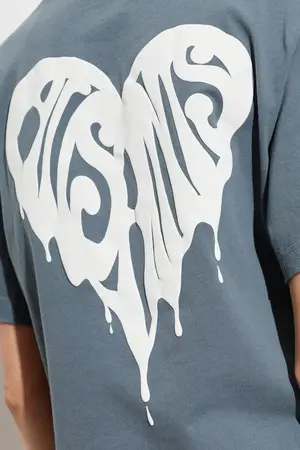 ALLSAINTS Trip" Heart Print Cotton T-shirt - Blue