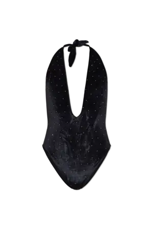 Balmain Halterneck One-piece Swimsuit