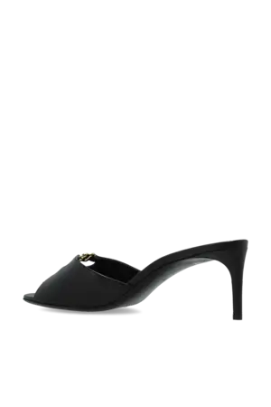 Dolce & Gabbana Leather Heeled Mules