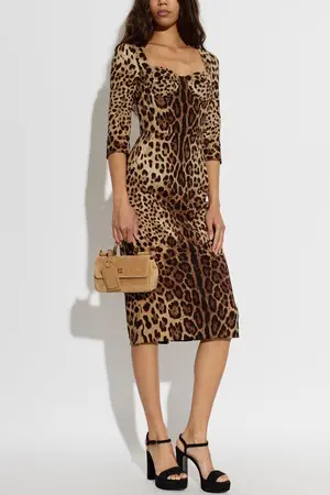 Dolce & Gabbana Suede Platform Sandals