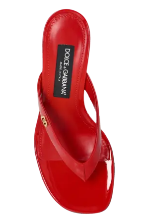 Dolce & Gabbana Leather Heeled Mules