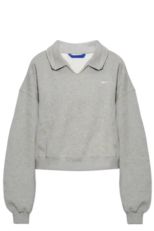 Nike Sweatshirt With Embroidered Logo - Grey
