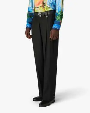 Casablanca Pleated Straight Leg Trousers