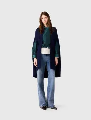 Maje Longline Cape Cardigan
