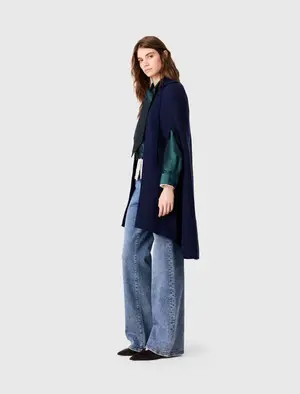 Maje Longline Cape Cardigan