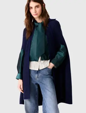 Maje Longline Cape Cardigan