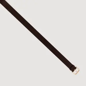 Sandro Wide Suede Belt - Brown