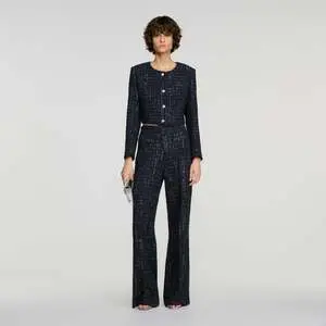 Sandro Decorative Tweed Jacket