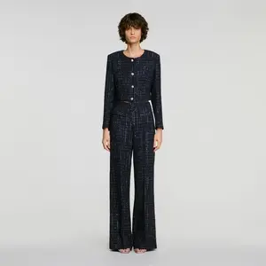 Sandro Decorative Tweed Jacket