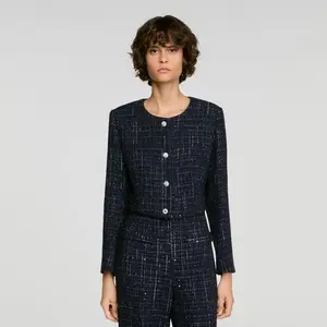 Sandro Decorative Tweed Jacket