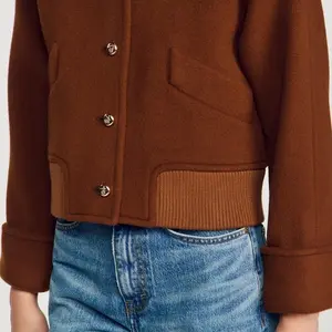 Sandro Short Coat With Flap Pockets