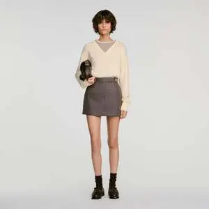 Sandro Wool Skort
