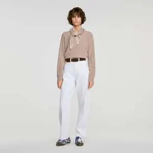 Sandro Sweater With Removable Scarf