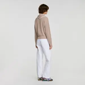 Sandro Sweater With Removable Scarf