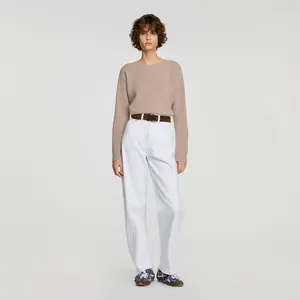 Sandro Sweater With Removable Scarf