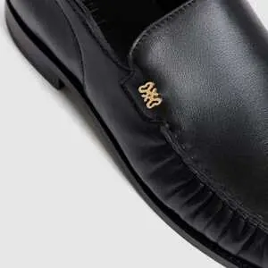 Sandro Leather Buckle Loafers