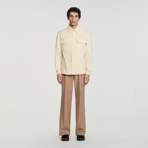 Sandro Cotton Flannel Shirt