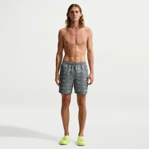 Nike Swim Breaker 7" Brief-lined Volley Short - Grey