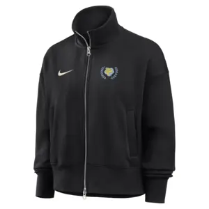 Nike College Phoenix Fleece Track Jacket - Black