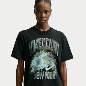Nike Nikecourt Slam Tennis T-shirt - Black