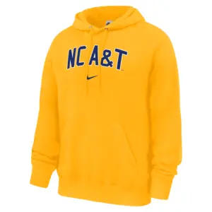 Nike College Fleece Pullover Hoodie - Yellow