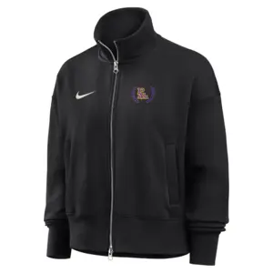 Nike College Phoenix Fleece Track Jacket - Black
