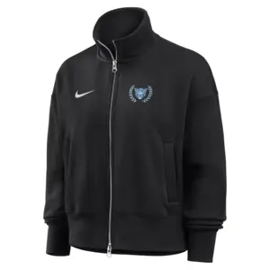 Nike College Phoenix Fleece Track Jacket - Black