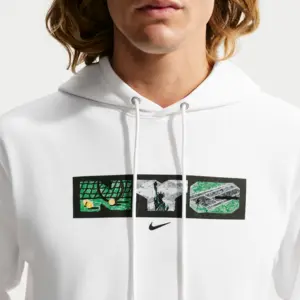 Nike Court Pullover Hoodie - White