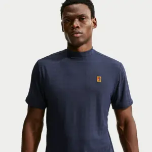 Nike Club Rules Aero-fit Mock-neck Top - Blue