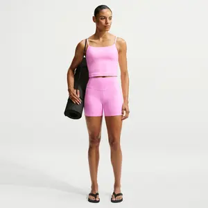 Nike One Medium-support Padded Adjustable Sports Bra Tank Top - Pink