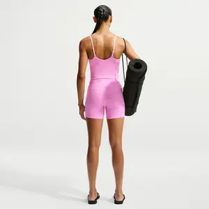 Nike One Medium-support Padded Adjustable Sports Bra Tank Top - Pink
