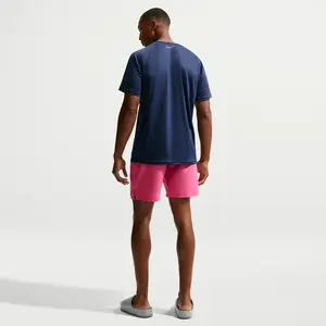 Nike Swim Hydroguard Dri-fit Uv Short Sleeve Top - Blue