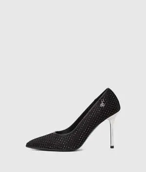 Karl Lagerfeld Sarabande Gemstone Mesh Heels