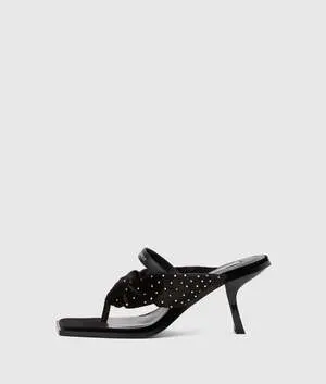 Karl Lagerfeld Karmel Heeled Sandals - Black