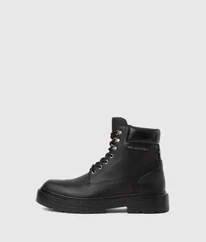 Karl Lagerfeld Miles Work Boot - Black